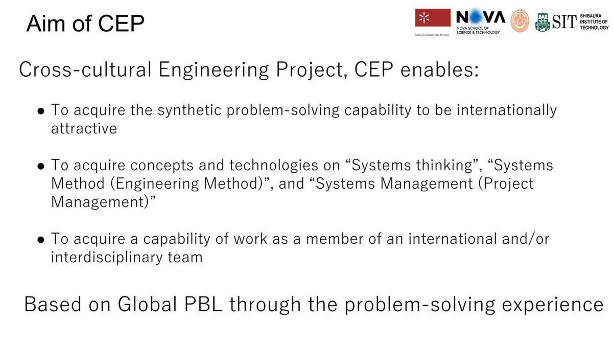 Cross-cultural Engineering Project (CEP@Uminho) – FSci KMUTT